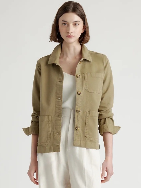 Quince | Jackets & Coats | Quince Organic Comfort Stretch Chore Jacket ...